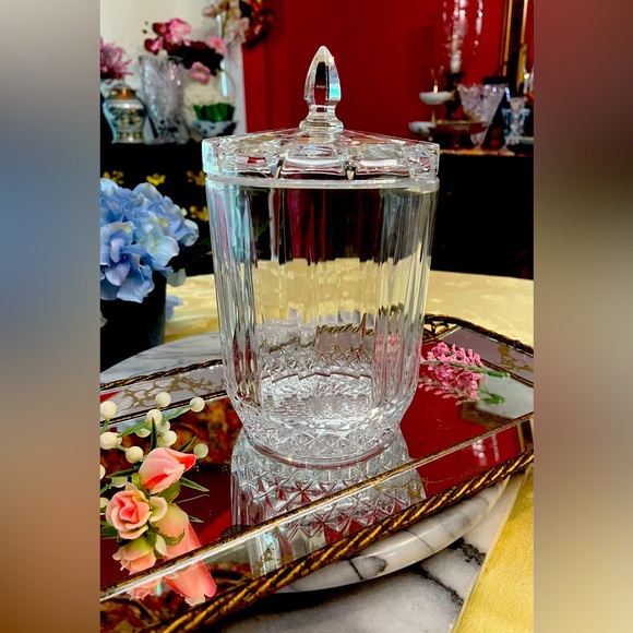 St George Crystal Biscuit Jar | Accents | St George Crown Court Odyssey ...